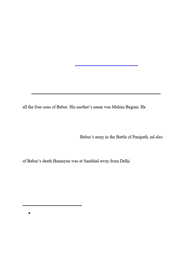 Military Expeditions of Humayun | PDF