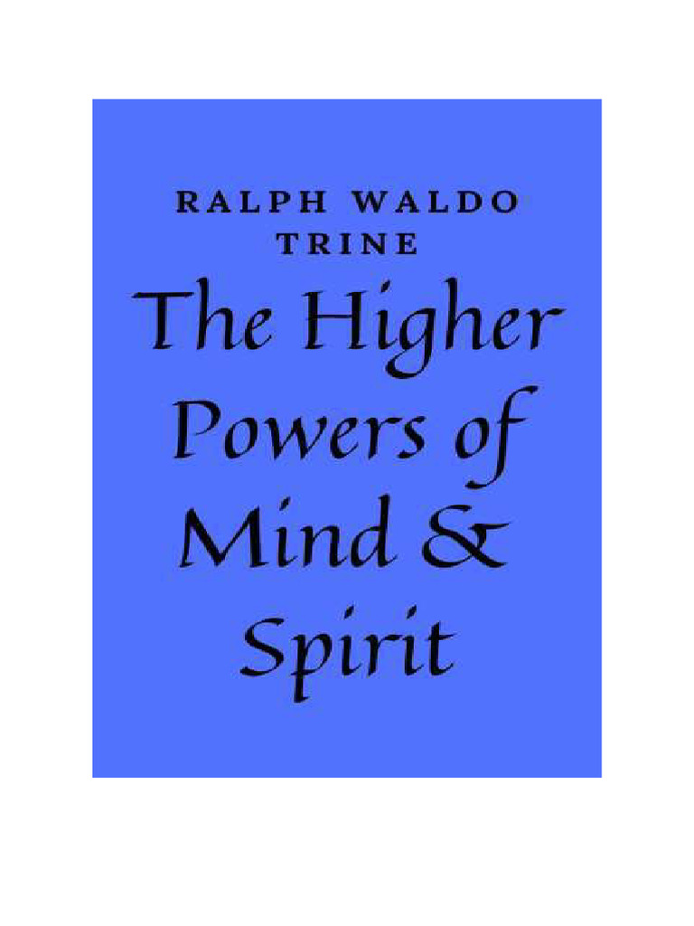 The Higher Powers | PDF | Soul | Mind