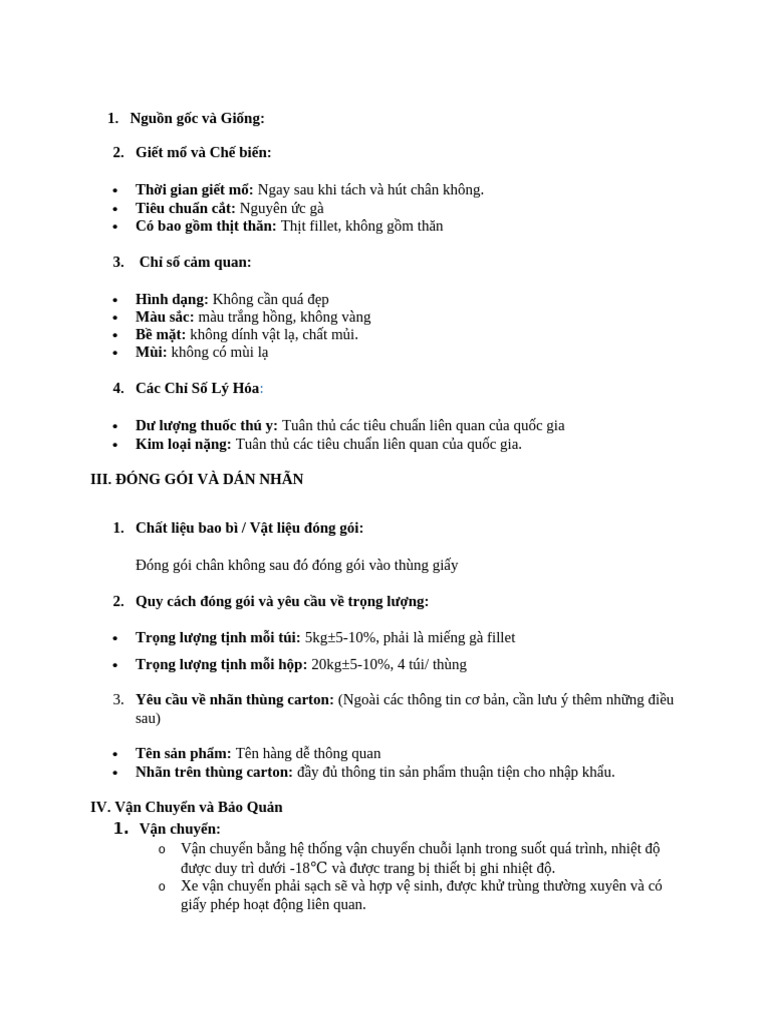 Thông Tin Hàng Hóa | PDF