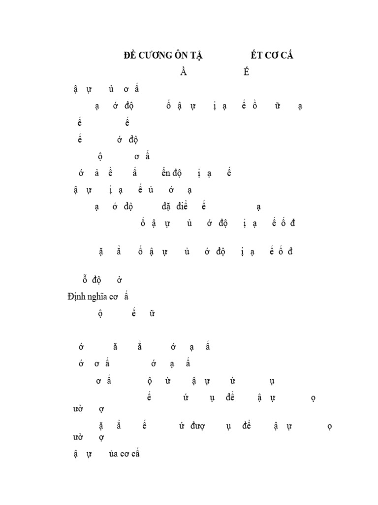 De Cuong On Tap LTCC 2024 | PDF