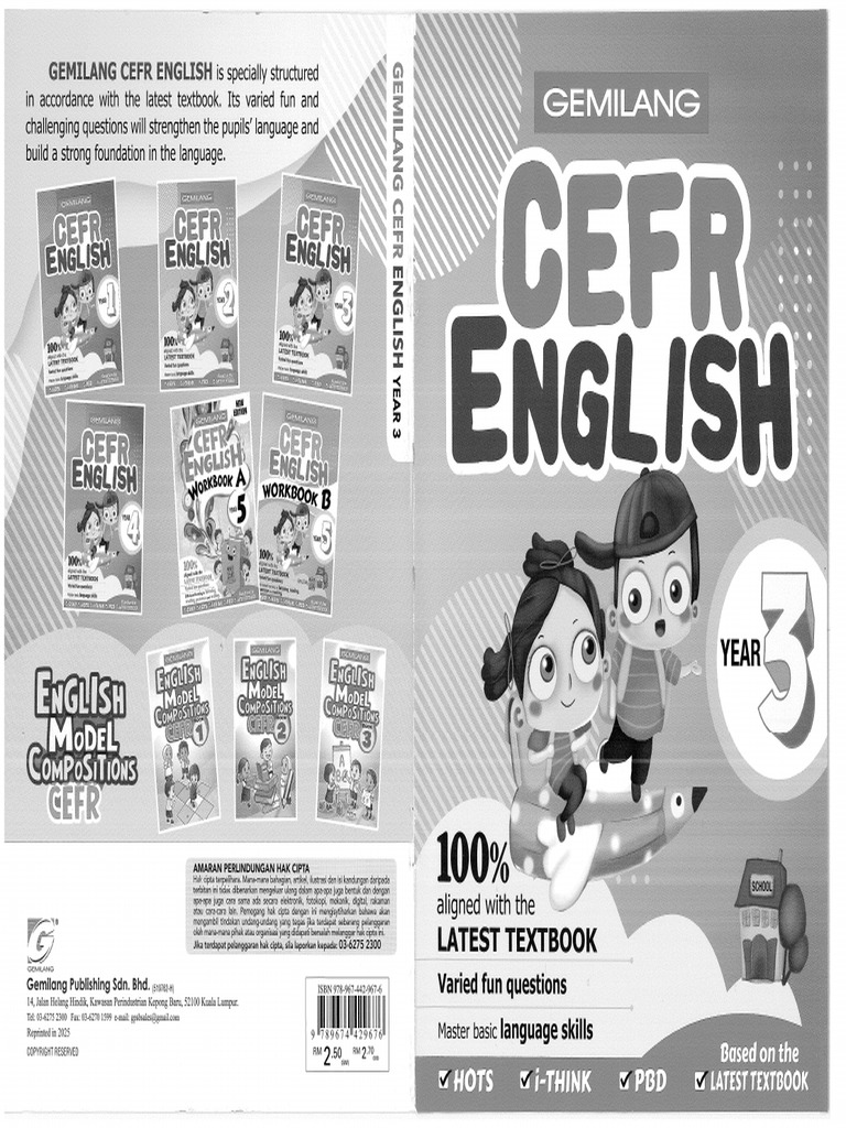 Cefr English Year 3 Gemilang | PDF