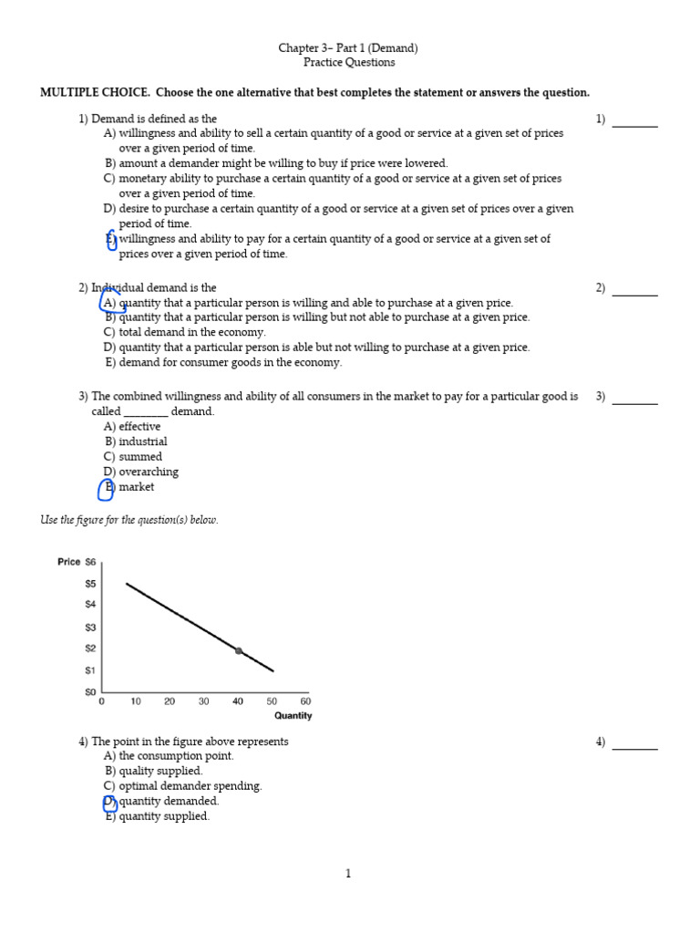 Chapter3 Part1 Demand Posted | PDF | Demand | Demand Curve