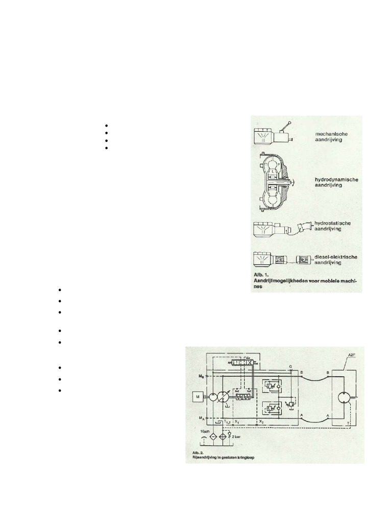 A 10.00a Hydrostatische Rijaandrijvingen (1) + Vragen | PDF