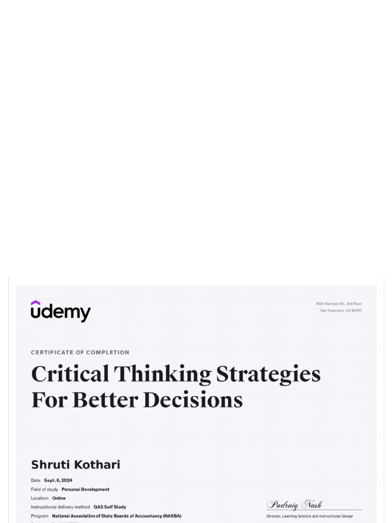 Udemy Course Completion Certificate - Udemy Business | PDF