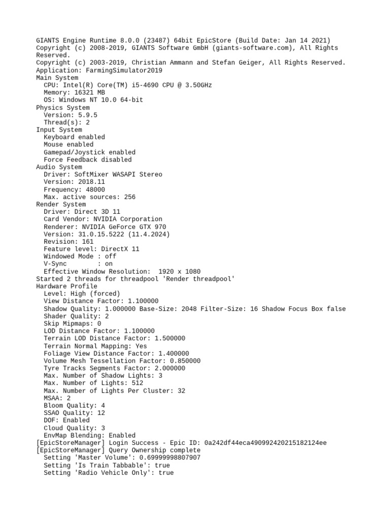 Log | PDF | Shader | Computing