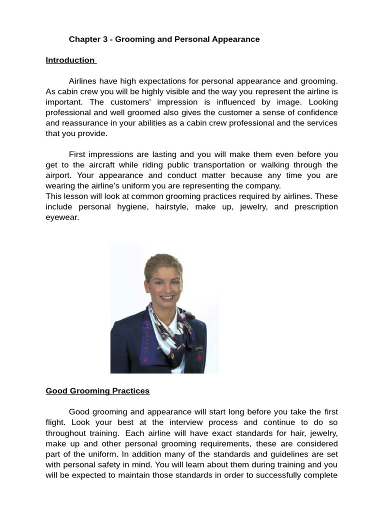 Chapter 3 Grooming - and - Personal - Appearance | PDF | Cosmetics ...