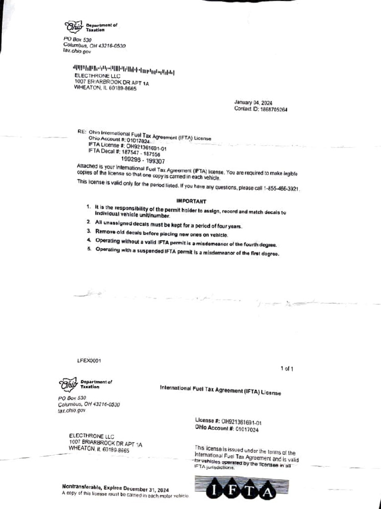 04) Ifta License 2024 | PDF
