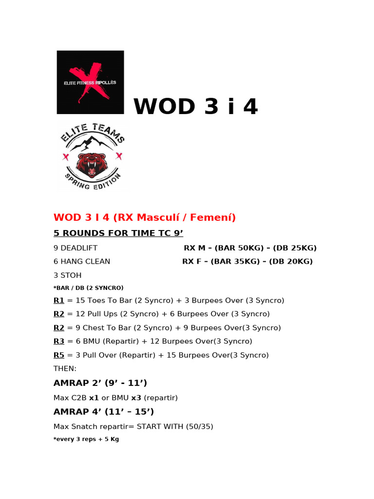 Wod 3 | PDF