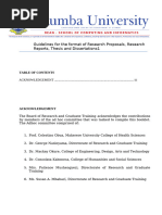 Makerere Research Proposal Guidelines | PDF | Thesis | Hypothesis