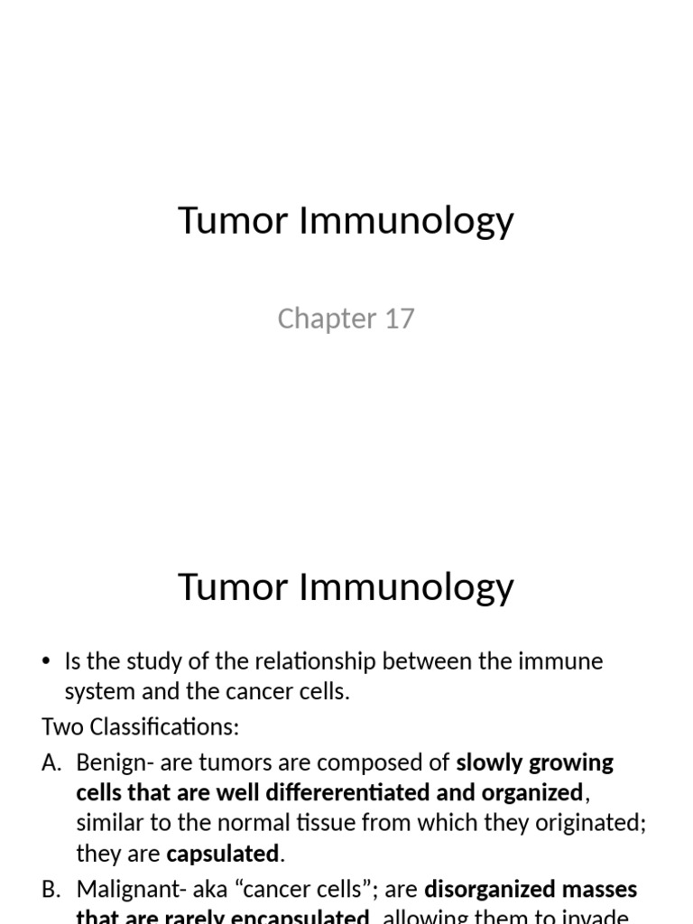 2.4 Tumor Immunology Chapter 17 4 | PDF | Cancer | Immunohistochemistry