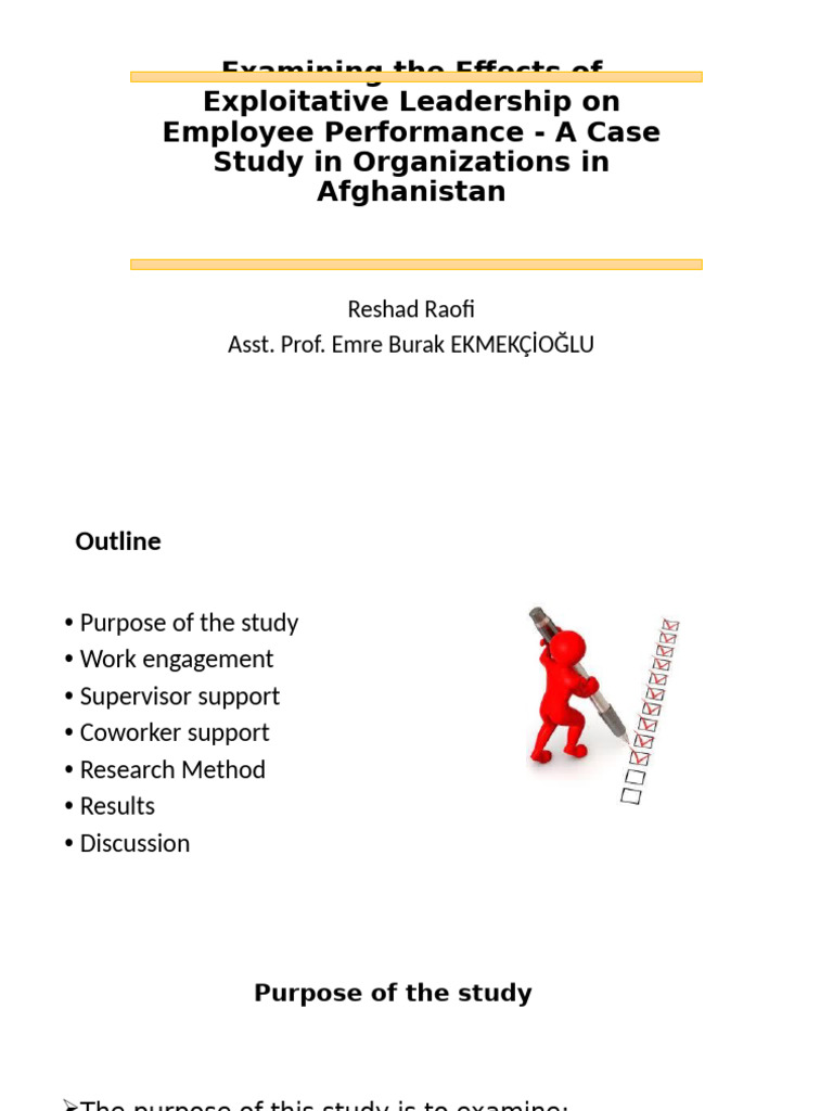 Presentation Reshad Raofi | PDF | Leadership | Social Psychology