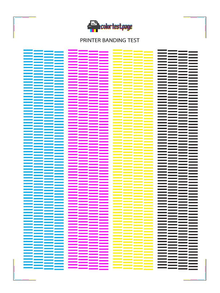 Nozzle Check Pattern PDF Printer Banding Test | PDF