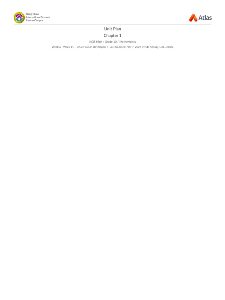 Pre-Calculus Unit 1 Plan | PDF | Function (Mathematics) | Equations