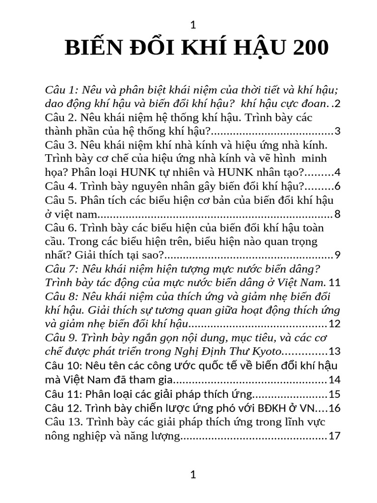 Bien Doi Khi Hau 200 Ok | PDF