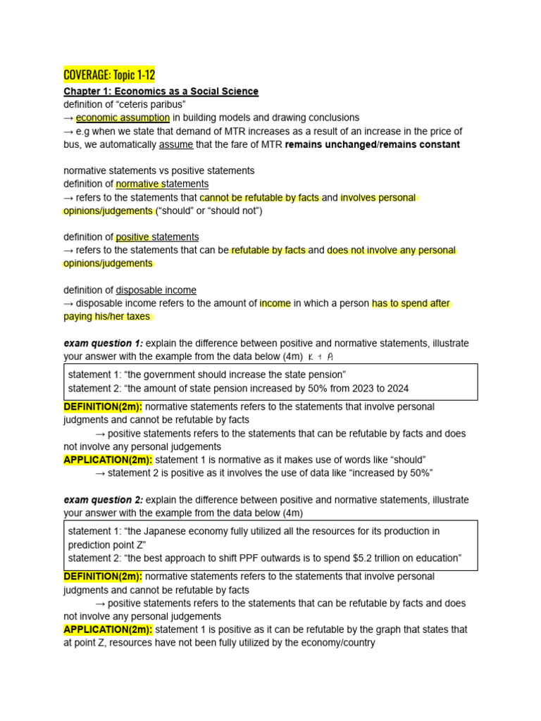 Understanding Economics: Key Concepts Explained | PDF | Demand | Demand ...