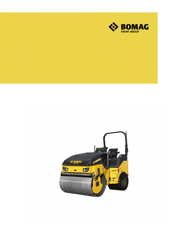 Bomag Roller Up To 5T Specs | PDF | Horsepower | Vehicles