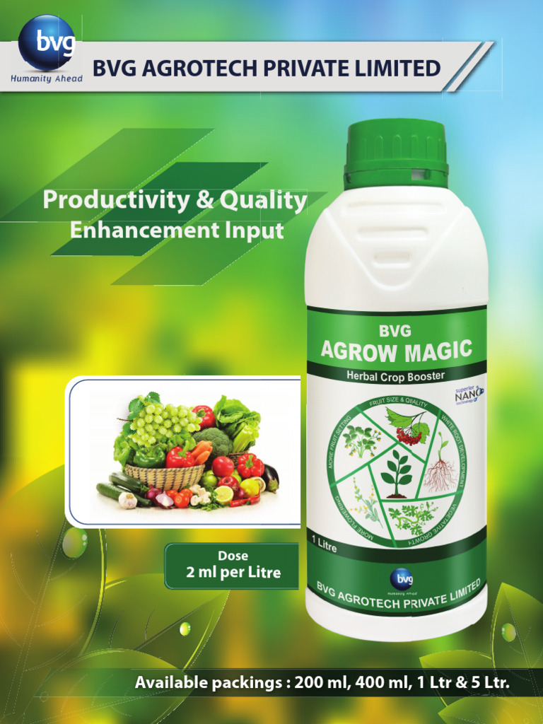 BVG Agrow Magic Leaflet | PDF