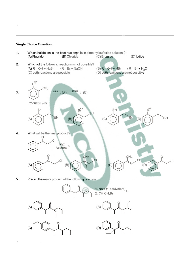 GOC Important Topic Hetero | PDF | Organic Chemistry | Chemistry