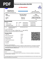 Fake Realistic IRCTC Ticket | PDF