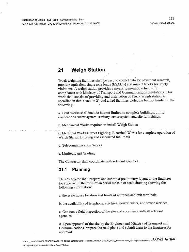 Weigh Bridge | PDF