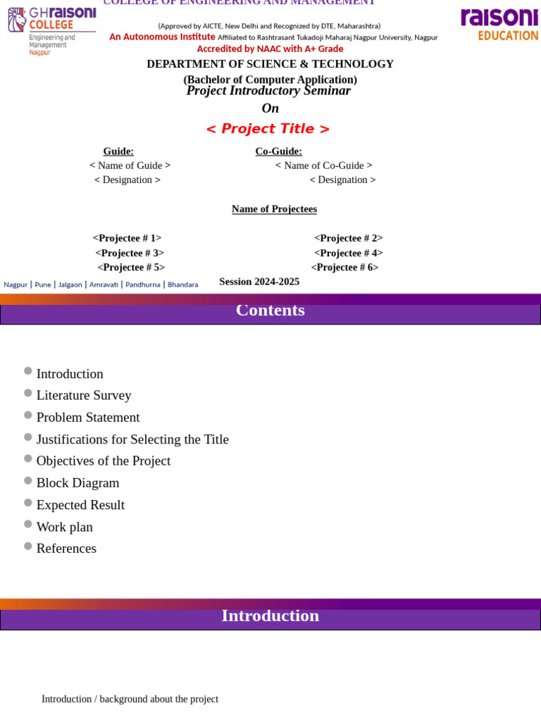 Introductory Seminar Template | PDF | Digital Object Identifier ...