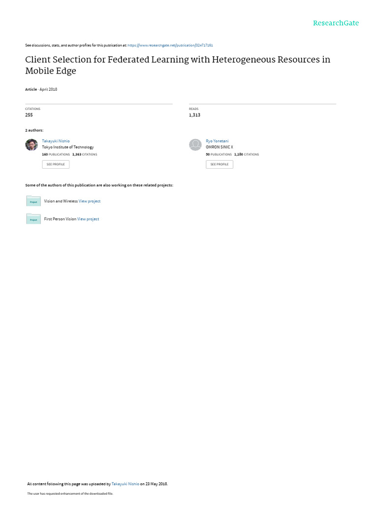Federated Learning Resource | PDF | Computer Network | Computing