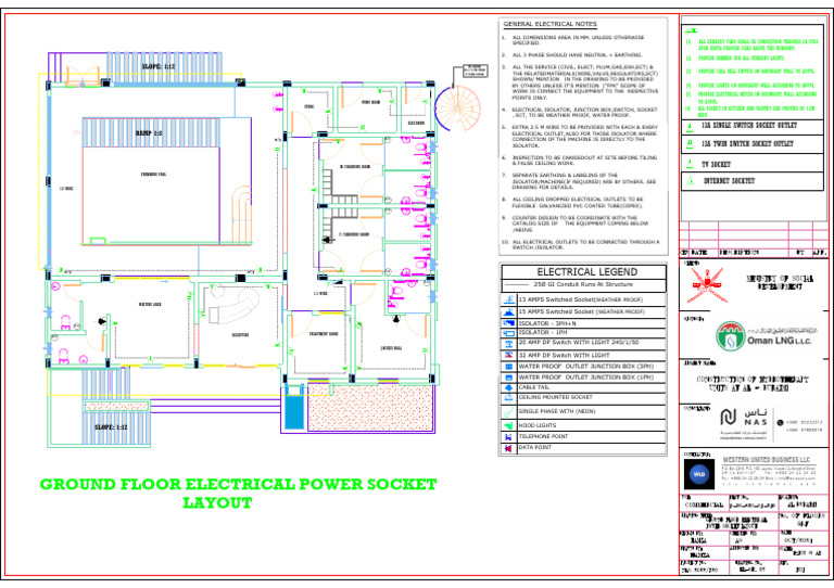 Ground Floor Electrical Small Power Socket Layout-EL-SP-02 - R01 | PDF ...