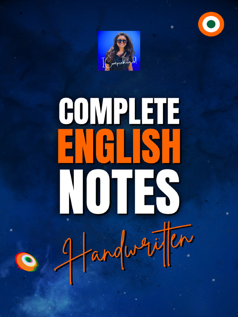Complete English Handwritten Notes by Shivani Soni | PDF