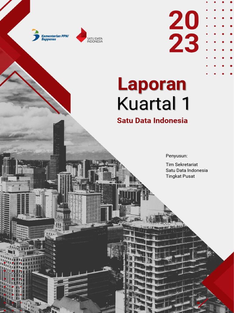 Laporan Kuartal 1 Satu Data Indonesia 2023 | PDF