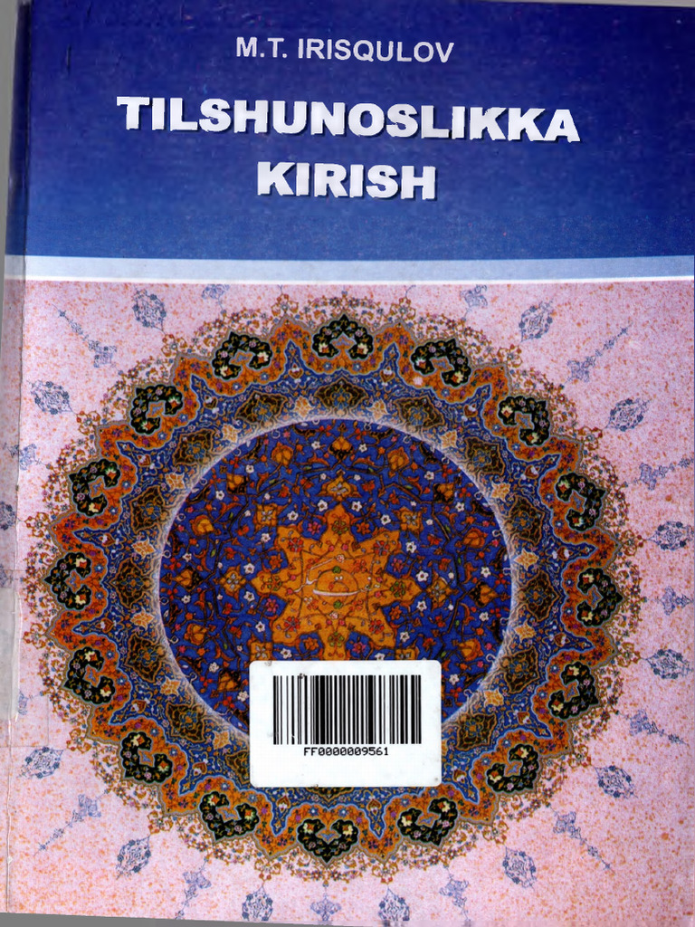 1-Tilshunoslikka Kirish M.T Irisqulov | PDF