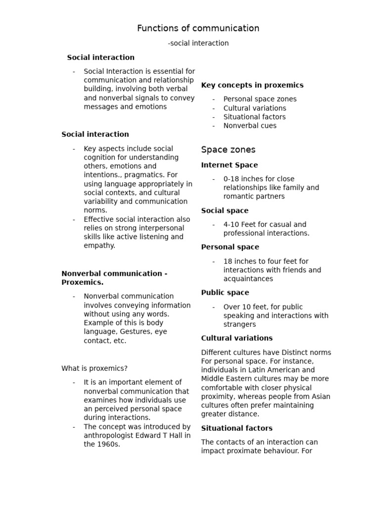 Functions of Communication | PDF | Nonverbal Communication | Communication