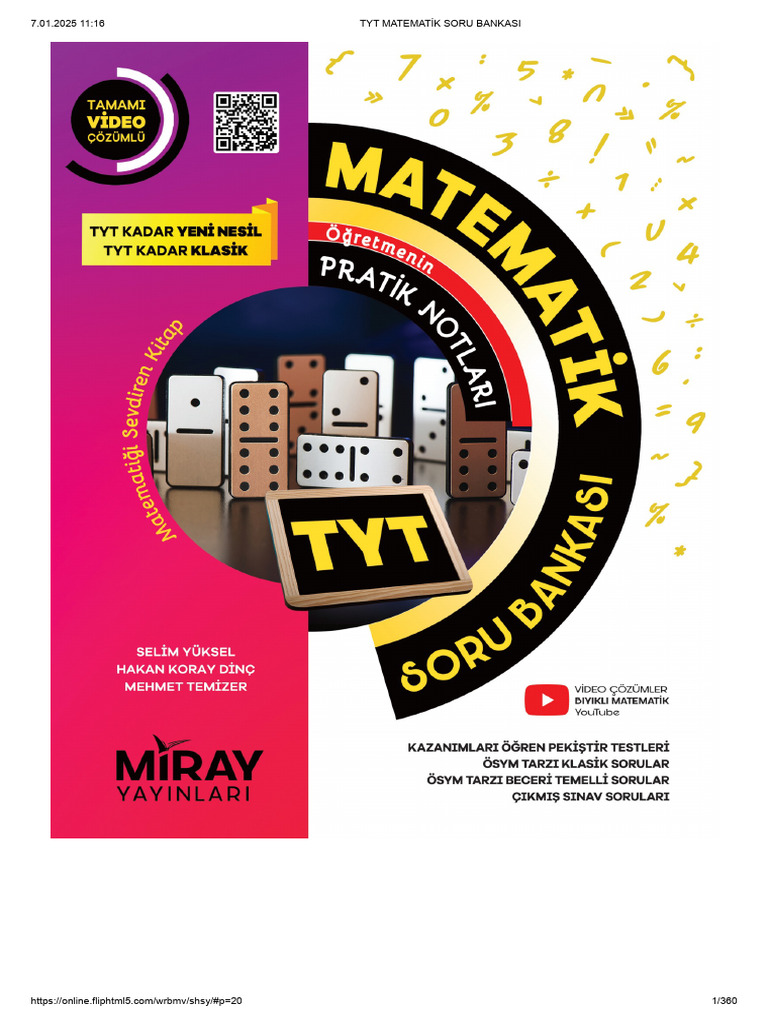 Tyt Matemati̇k Soru Bankasi | PDF