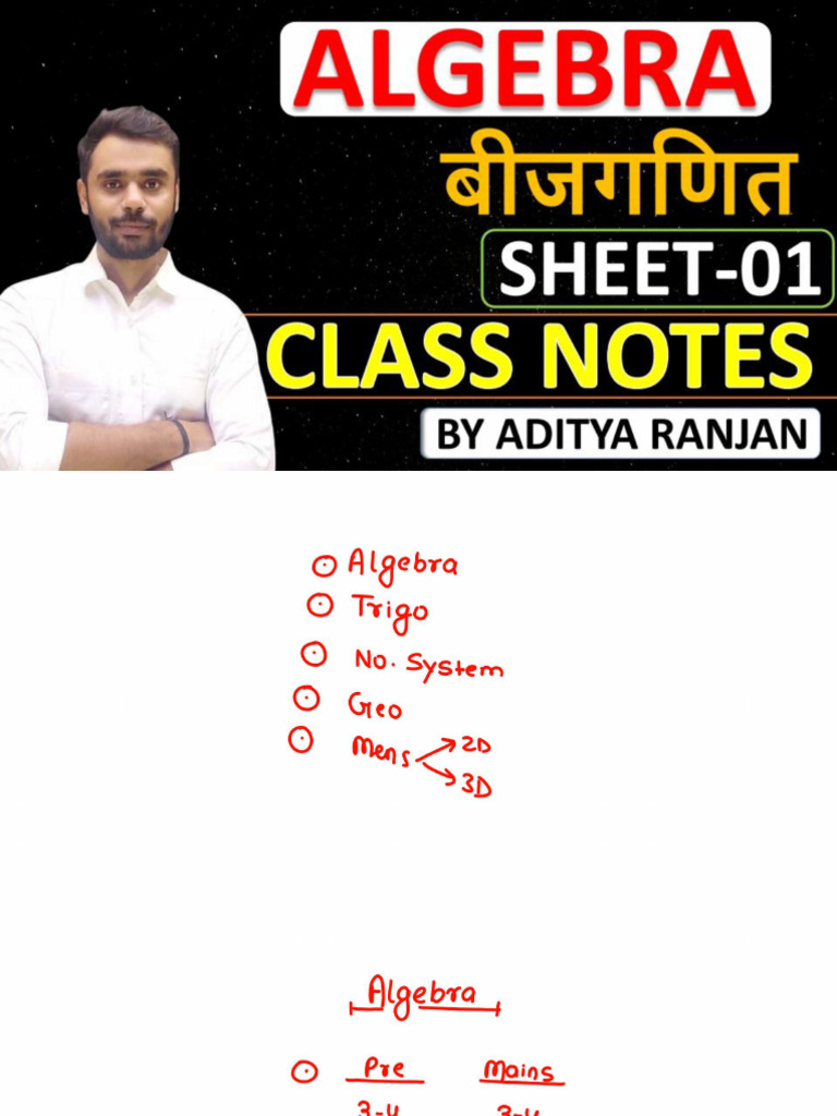 Classroom Sheet 1 | PDF