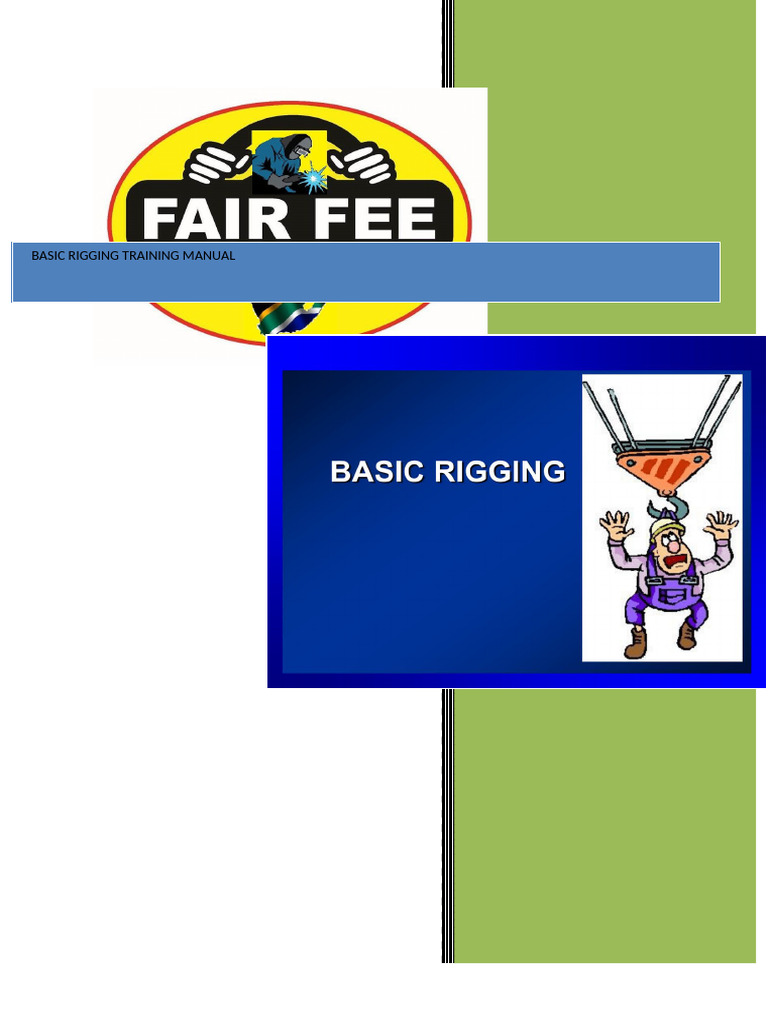 Basic Rigging Cover | PDF