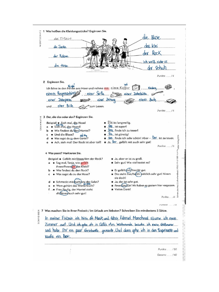 Lektion 13 Widerholung | PDF
