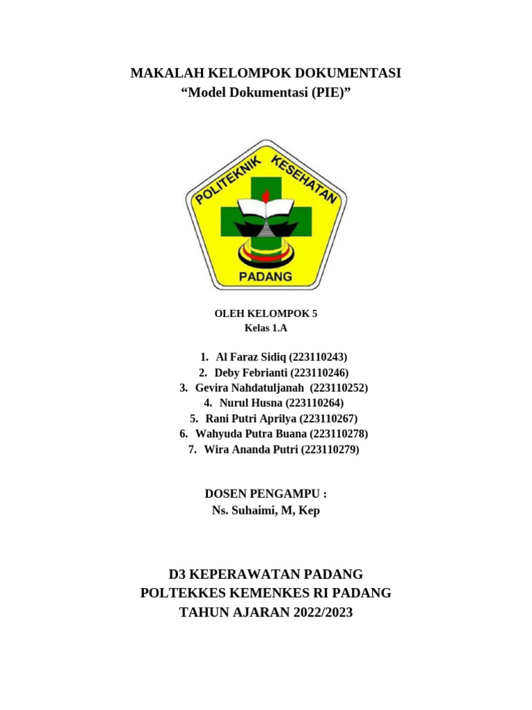 Makalah dokumentasi kel 5 | PDF