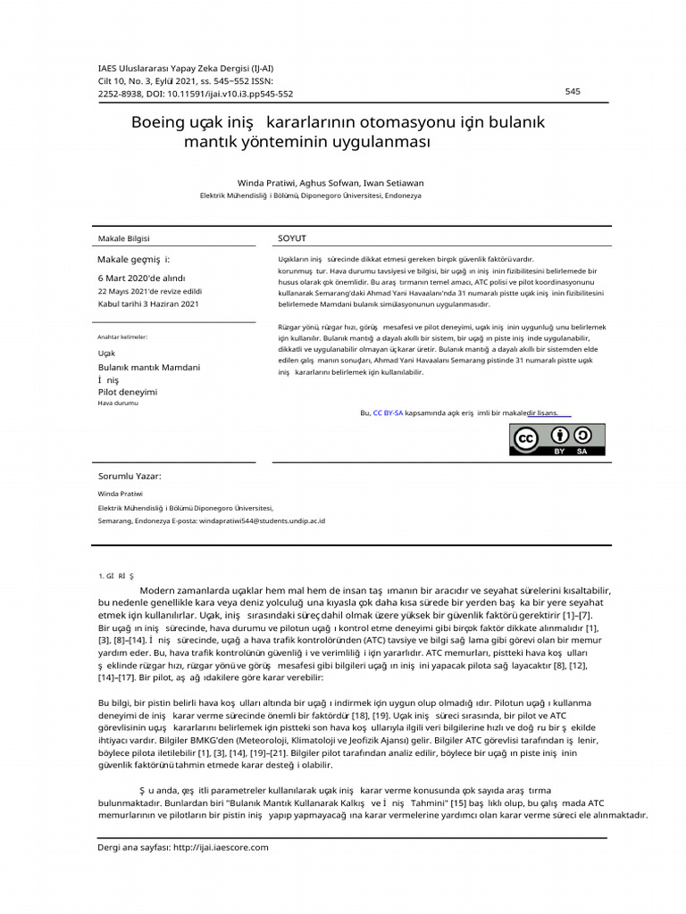 Implementation of Fuzzy Logic Method For | PDF