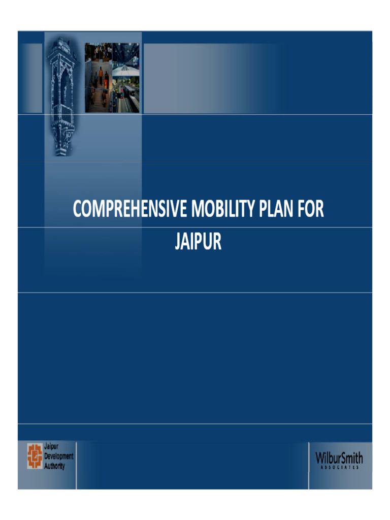 Jaipur Comprehensive Mobility Plan | PDF | Transport | Traffic