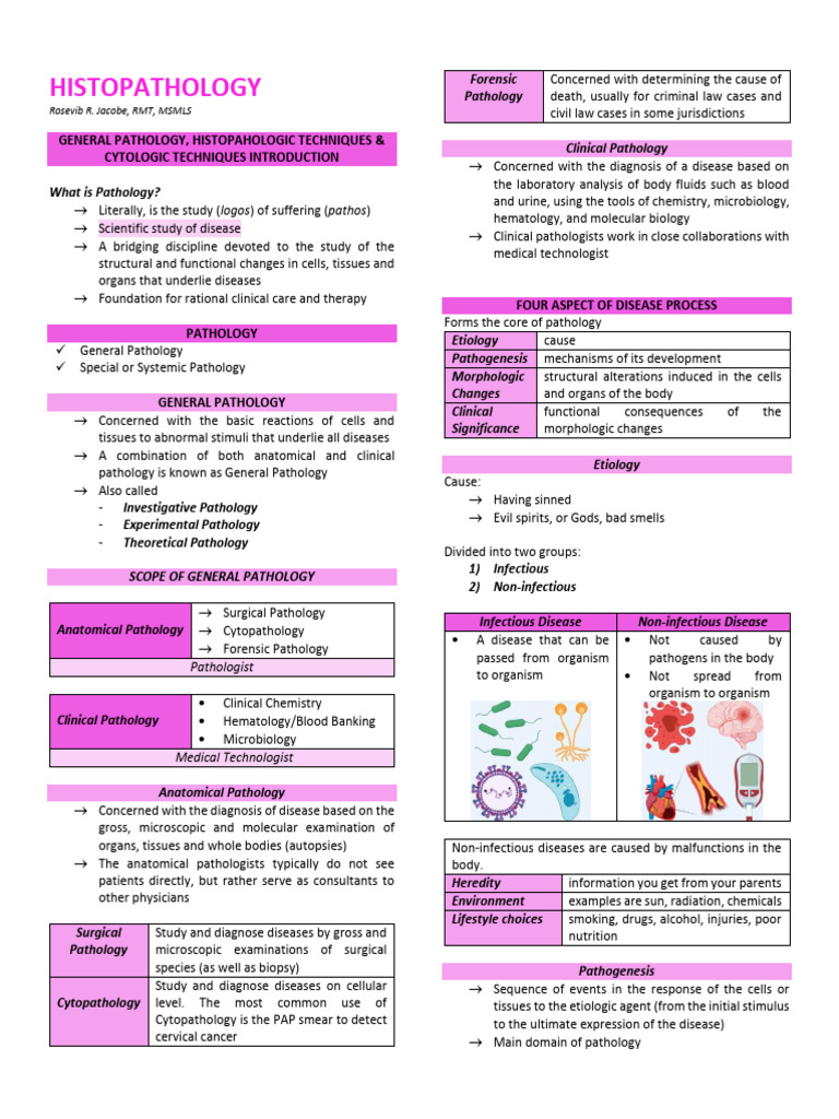 HISTOPATH-INTRODUCTION | PDF | Pathology | Cytopathology