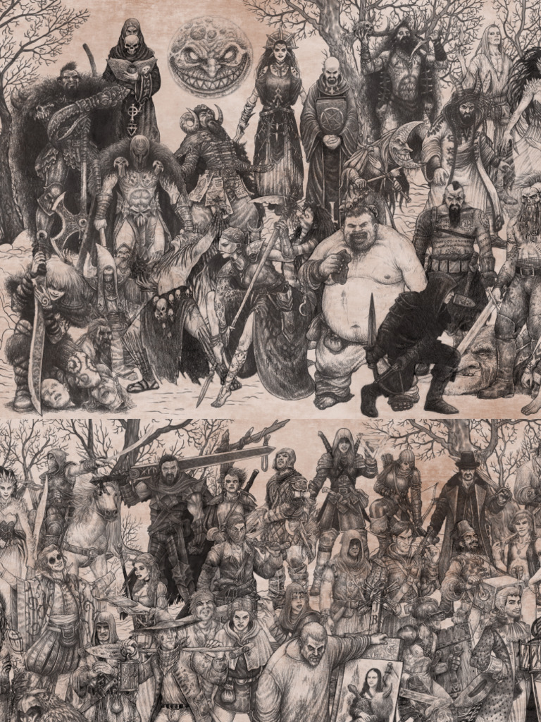 Zweihander StarterKit Printable GMscreen V1.0 | PDF