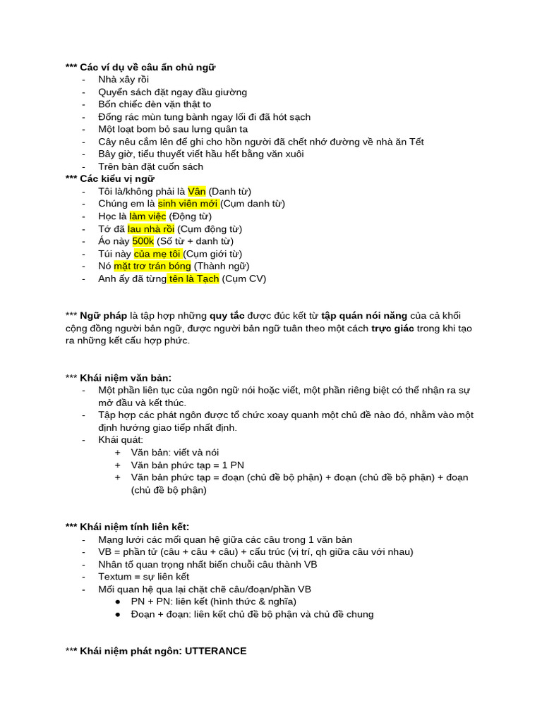 Ôn tập cuối học phần TVTHC HANU | PDF