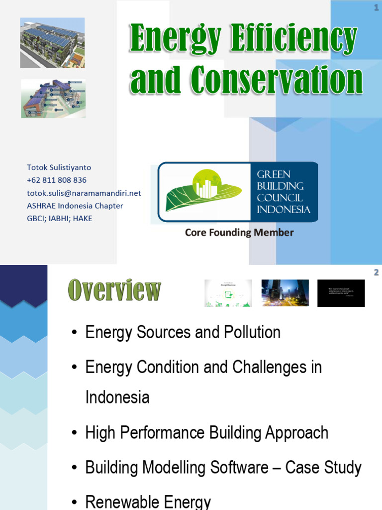 Energy Efficiency and Conservation Totok P | PDF | Physical Quantities ...