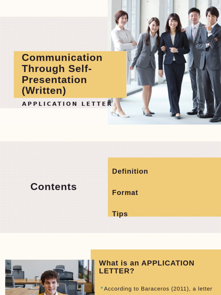 Communication Through Self Presentation Written | PDF