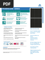 Data Sheet-144 HC - Bifacial TOPCON Dual Glass 560-590 WP | PDF | Solar ...