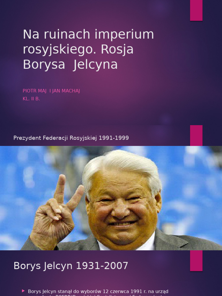 Rosja Jelcyna | PDF
