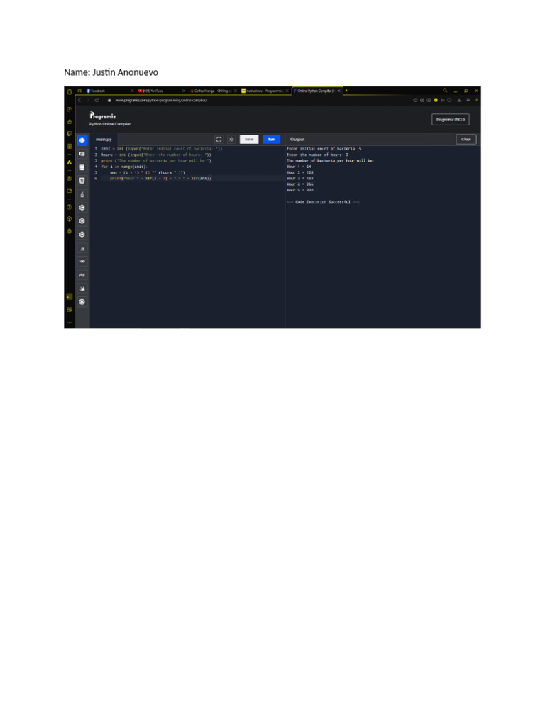 (07 Task Performance 1) (Programming Language) | PDF