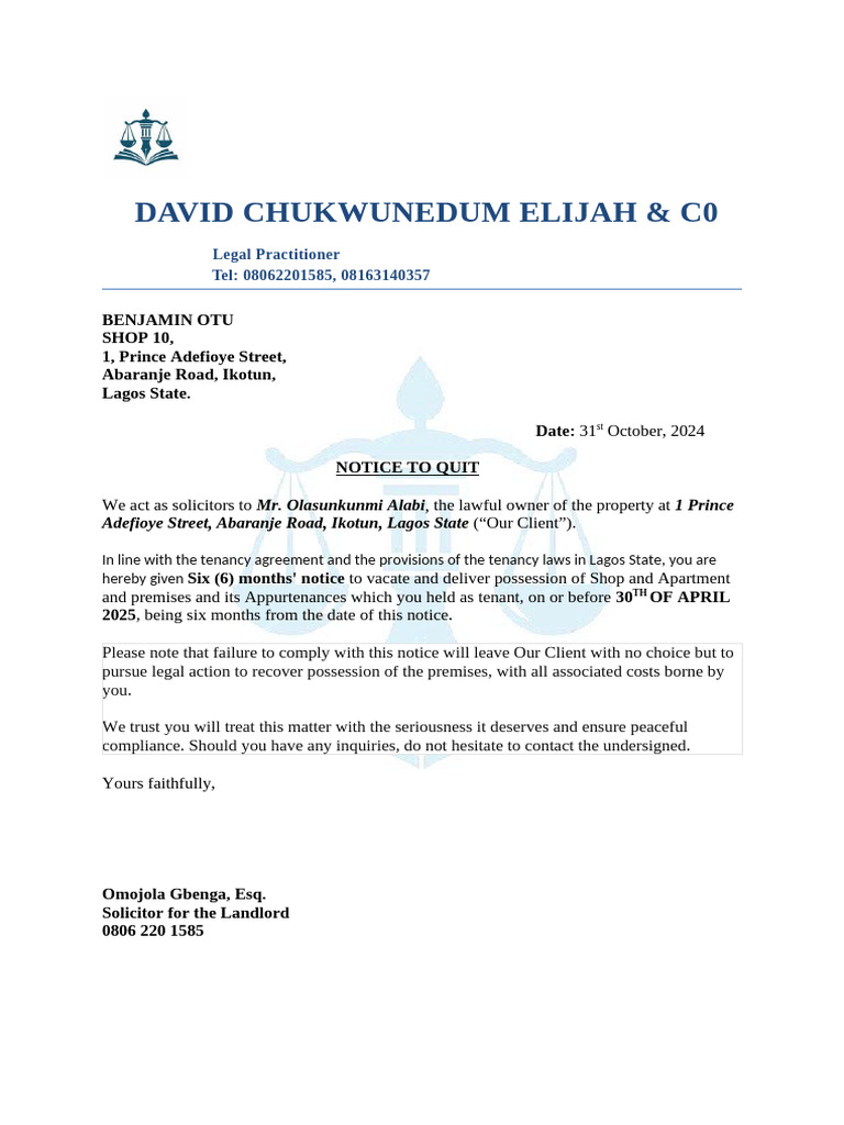 David Chukwunedum Elija2 | PDF