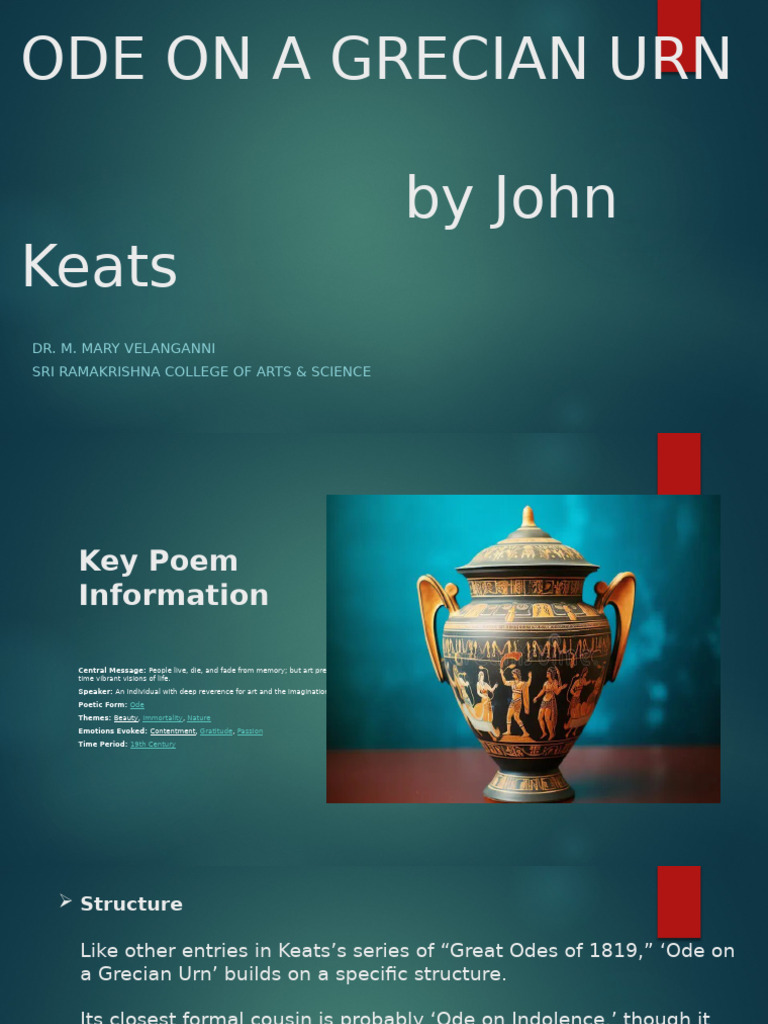 Ode On A Grecian Urn | PDF | Poetry