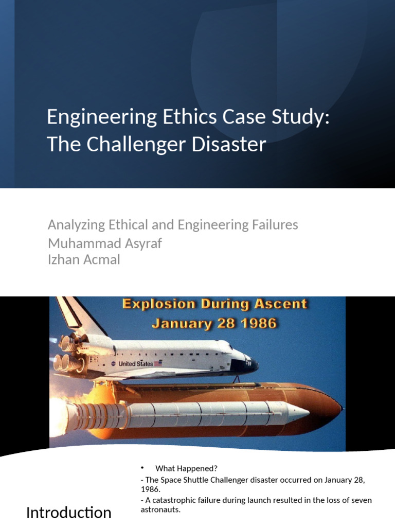 Engineering Ethics in the Challenger Disaster | PDF | Space Shuttle ...