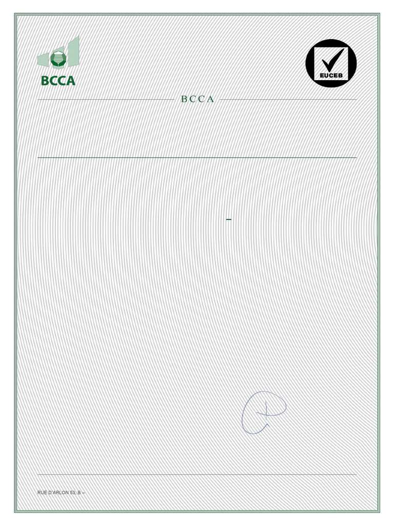 EUCEB Certification for Mineral Wool Products | PDF | Materials